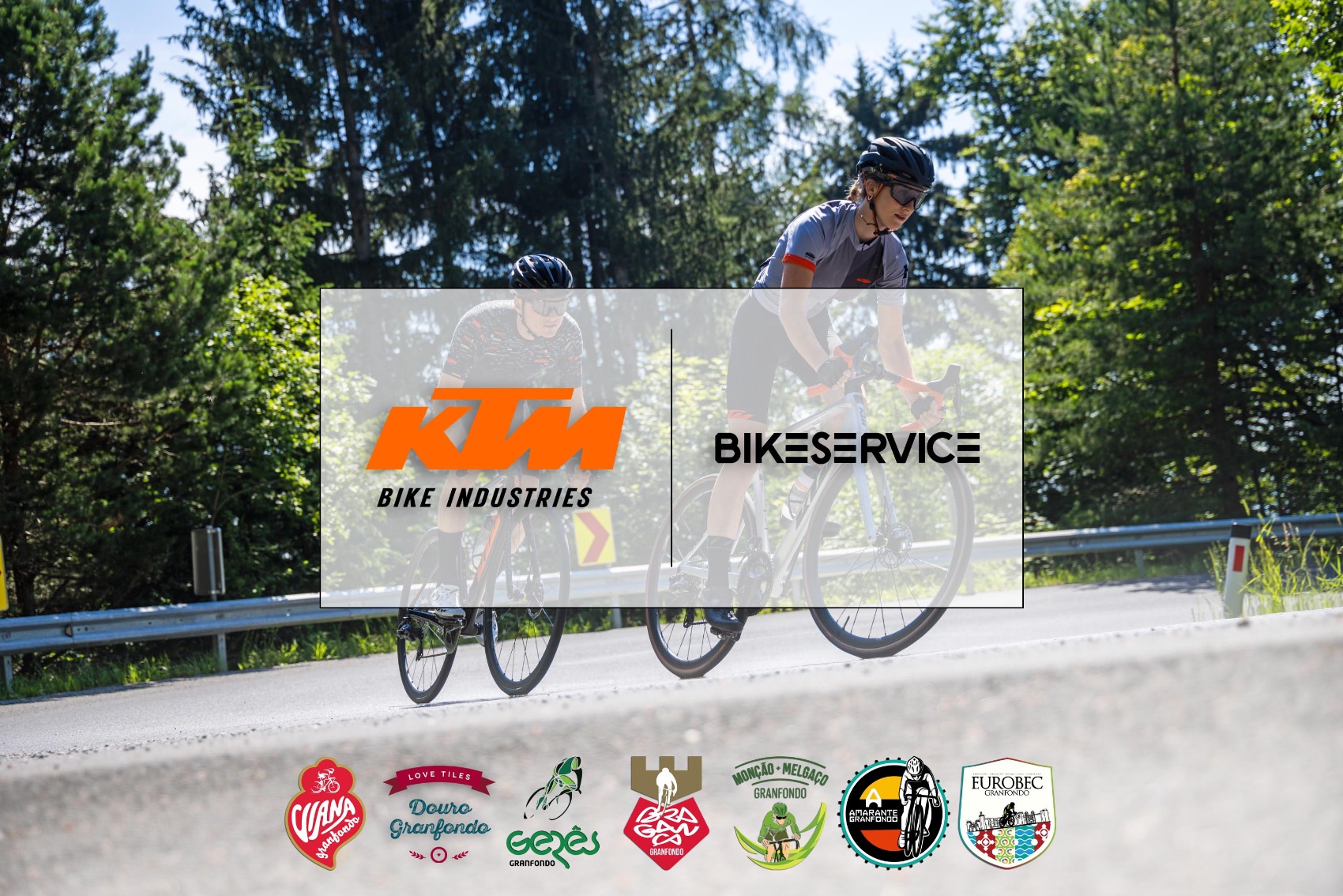KTM é a nova marca oficial Granfondos BikeService 2024